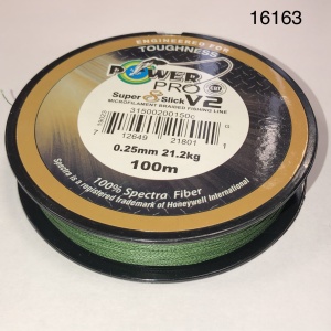 Плетенка Power Pro V2 100м 0,25мм 21,2кг - САМНЕТ